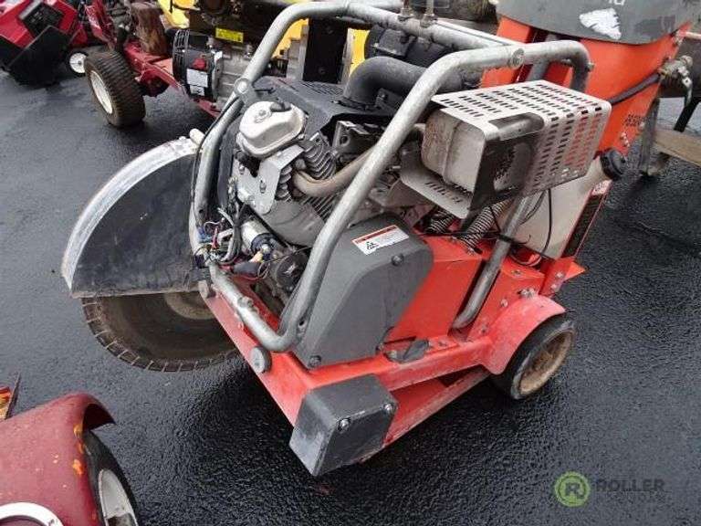 Husqvarna FS524 Walk Behind Concrete Saw, Showing 252 Hours With ...