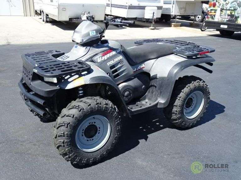 Polaris RMK Magnum 500 4x4 ATV, EBS, Odometer Reads: 3093 - Roller Auctions