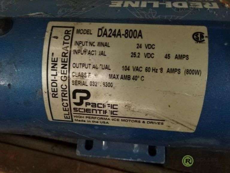 (2) Redline Electric Generators - Roller Auctions
