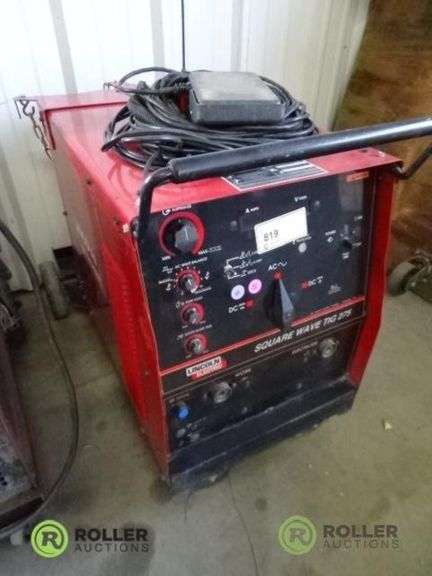 Lincoln Electric Square Wave Tig 275 Welder, Nima Class II - Roller ...