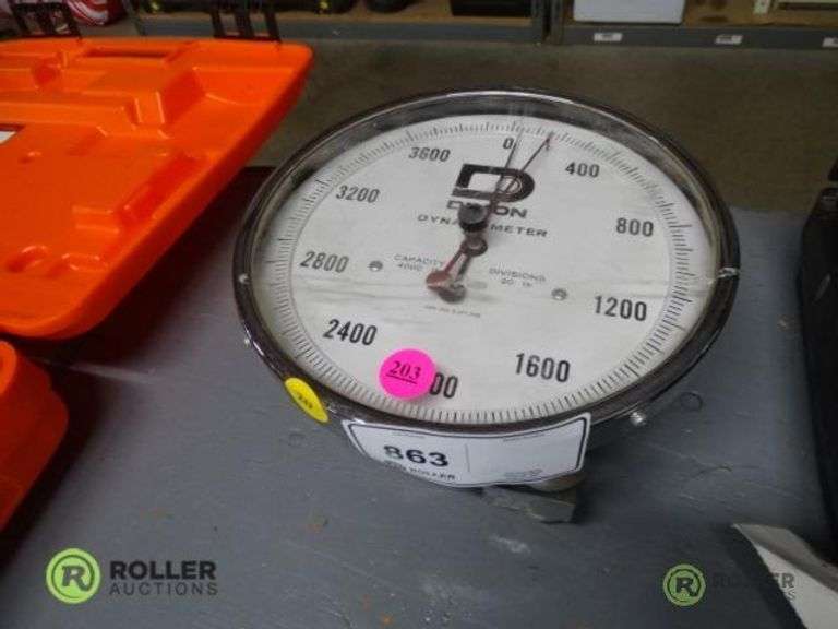 Dillon 4000-Lb Capacity Dynamometer - Roller Auctions