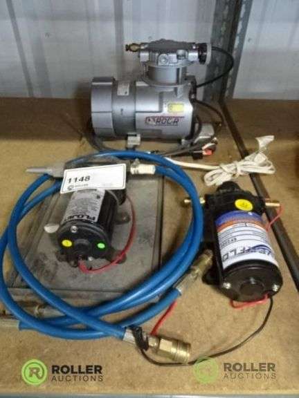 Everflo 2.2 GPM 12V Diaphragm Pump, Flo Jet Multi Fixture Pump, Gast ...