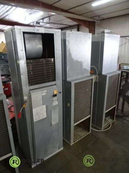 (3) Amana Single Package Vertical Air Conditioner / Heat Pumps - Roller ...
