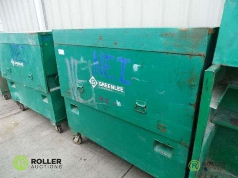 Greenlee Rolling Flat Top Gang Box - Roller Auctions