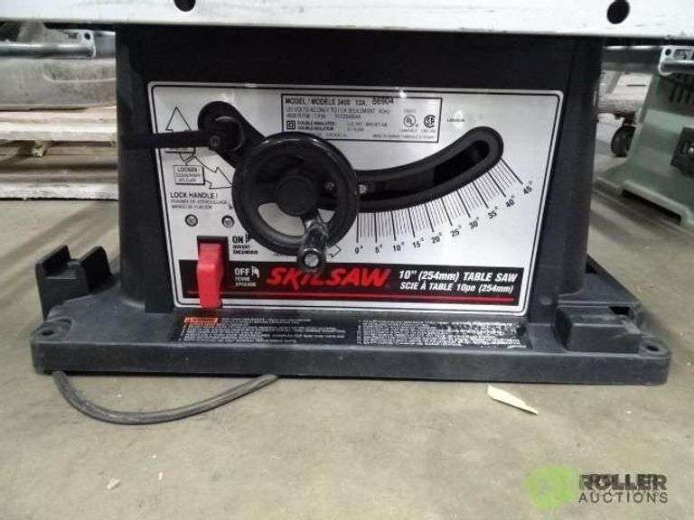 Skilsaw 3400 10in Table Saw - Roller Auctions