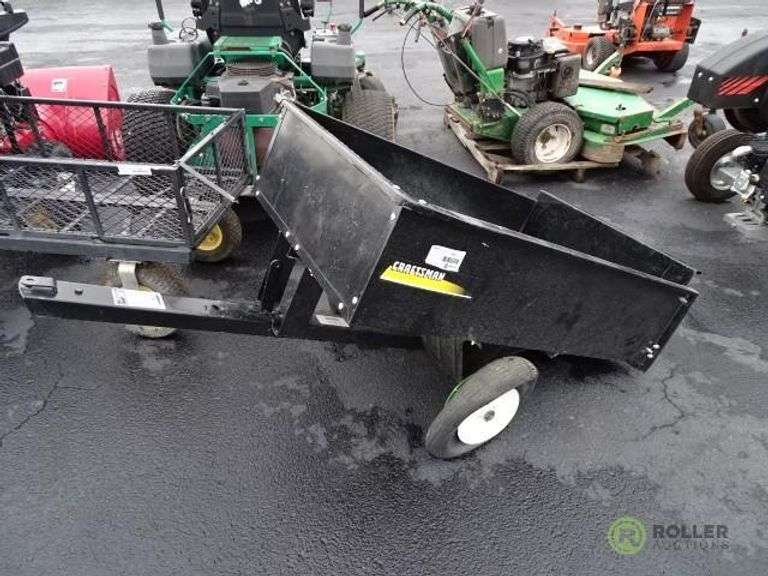 Craftsman Pull Behind Dump Cart - Roller Auctions