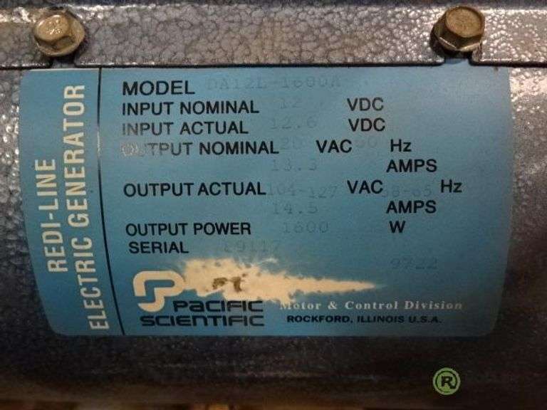 (2) Redline Electric Generators - Roller Auctions