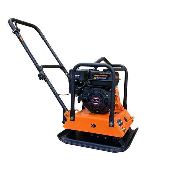 New TMG Industrial TMG-PC90 Heavy Duty Plate Compactor, 6.5Hp Gas ...