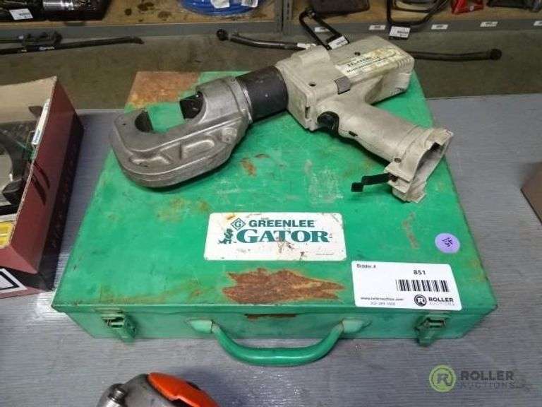 Greenlee Gator Plus EK1240 Battery Crimping Tool - Roller Auctions