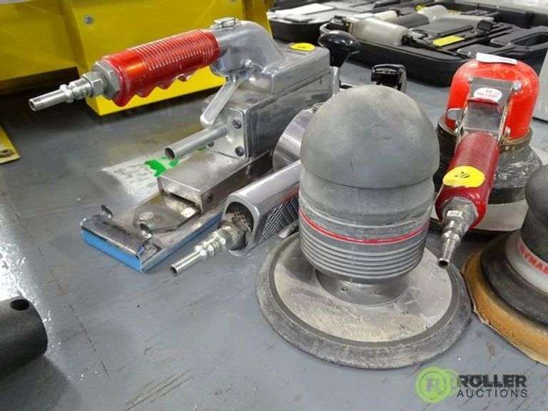 (3) DA Sanders Snap On PS 100 Hutchins Hustler Pneumatic Sander ...