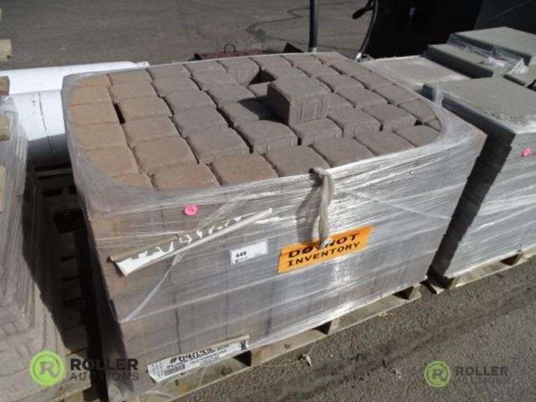Pallet of Pavestone Plaza Square 8cm Pavers, 5in x 5in, Old Town Blend ...
