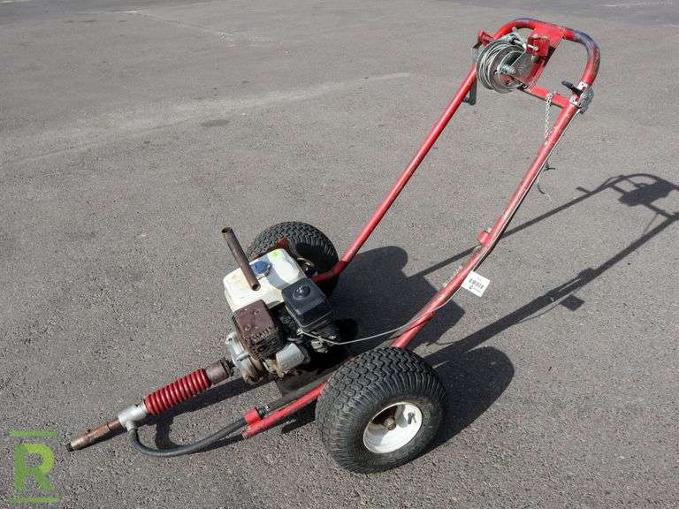 Porta Mole Underground Boring Machine, Honda Gas Engine - Roller Auctions