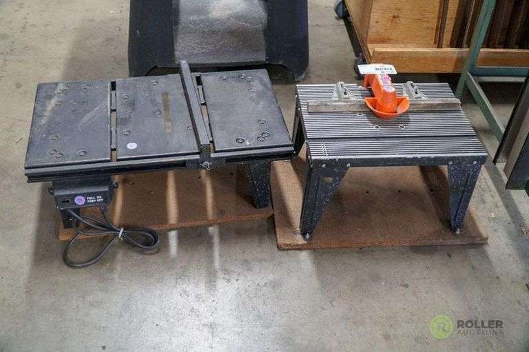 Table Saw Table and Router Table - Roller Auctions