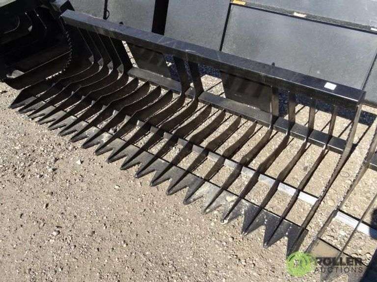 New Brute 84in Rock Bucket w/ 4in Tine Spacing To Fit Skid Steer Loader ...