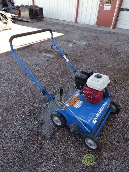 BlueBird PR18 Power Rake, Honda GX160 Gas Engine, 5.5Hp - Roller Auctions
