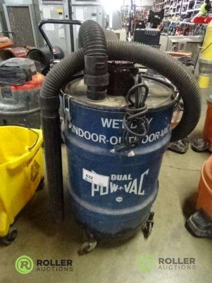 Dual Pow-R-Vac Wet / Dry Vacuum - Roller Auctions