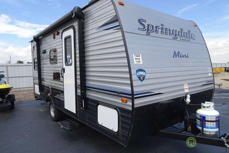 2018 KYRV SPRINGDALE MINI SM1750 18' S/A CAMPER, 4400 LB GVWR, Hail ...