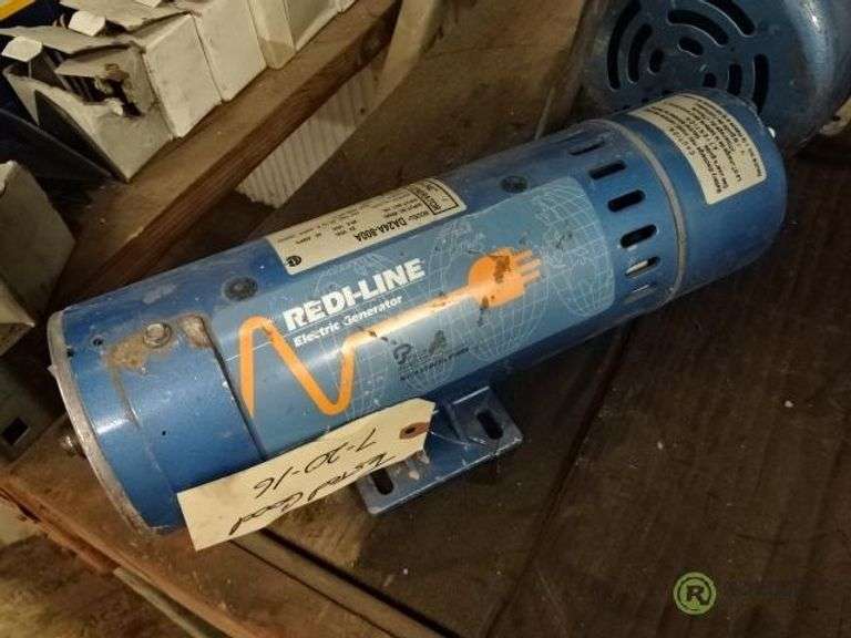 (2) Redline Electric Generators - Roller Auctions