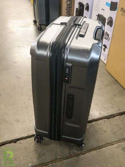 Samsonite Hard Side Large Suitcase Gray - Open Box - Roller Auctions