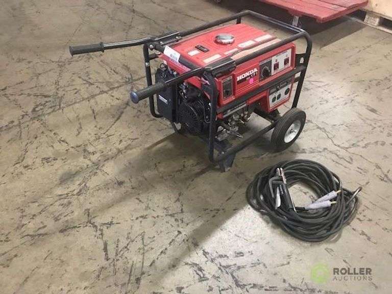 Honda EW171 Portable Generator / Welder, Gas, 4.0KVA With Welding Leads ...