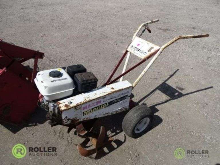 Maxim Rototiller, Honda 5.5 HP Gas Engine - Roller Auctions