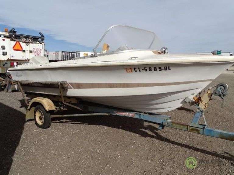 Larson Lapline Boat, Evinrude Outboard Motor - Roller Auctions