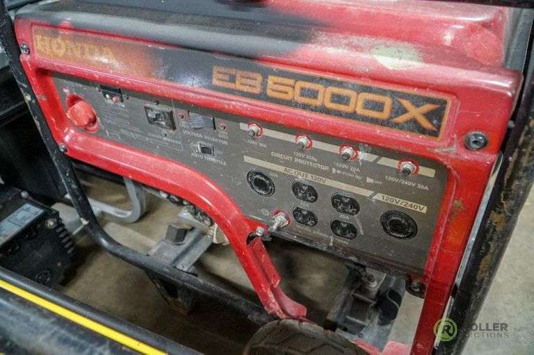 Honda EB5000X Generator, Honda Gas Engine, 5000W - Roller Auctions