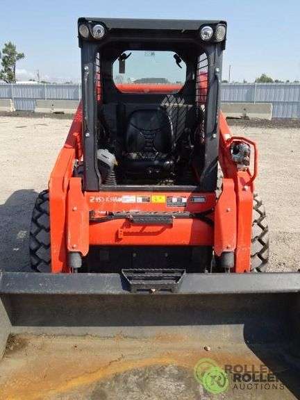 2016 Kubota SSV75 Skid Steer Loader, 2-Speed, 72in Bucket, 12-16.5 ...