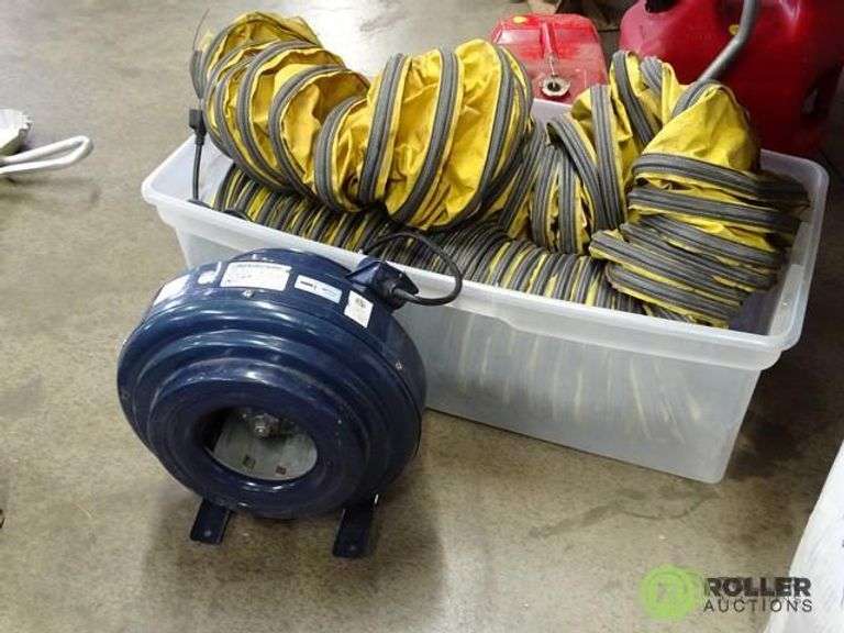 10in Duct In-Line Blower and Hose - Roller Auctions