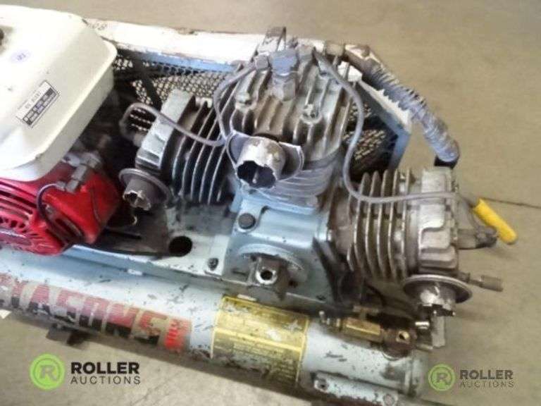Ciasons Twin Tube Air Compressor, Honda GX160 Gas Engine - Roller Auctions