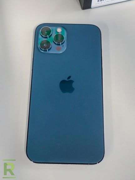 Apple iPhone 12 PRO MAX Pacific Blue 128 GB Model A2342 3H420LL/A ...