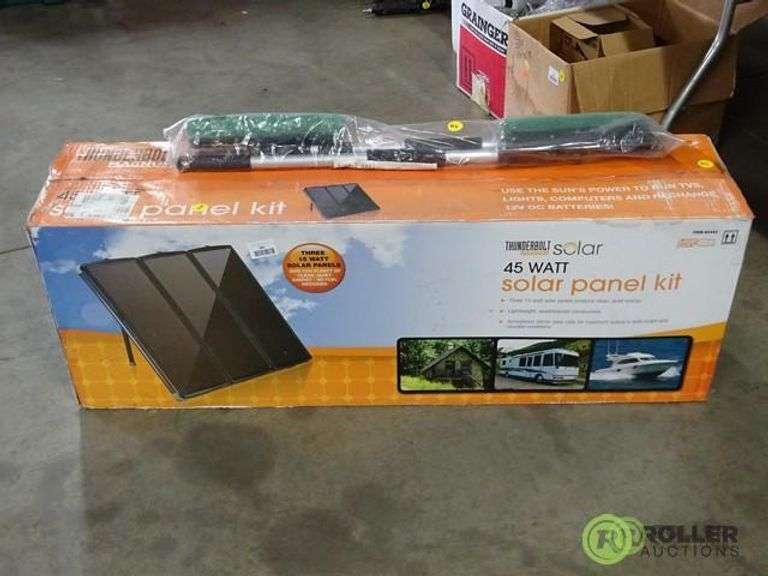 Thunder Bolt Magnum Solar 45W Solar Panel Kit - Roller Auctions