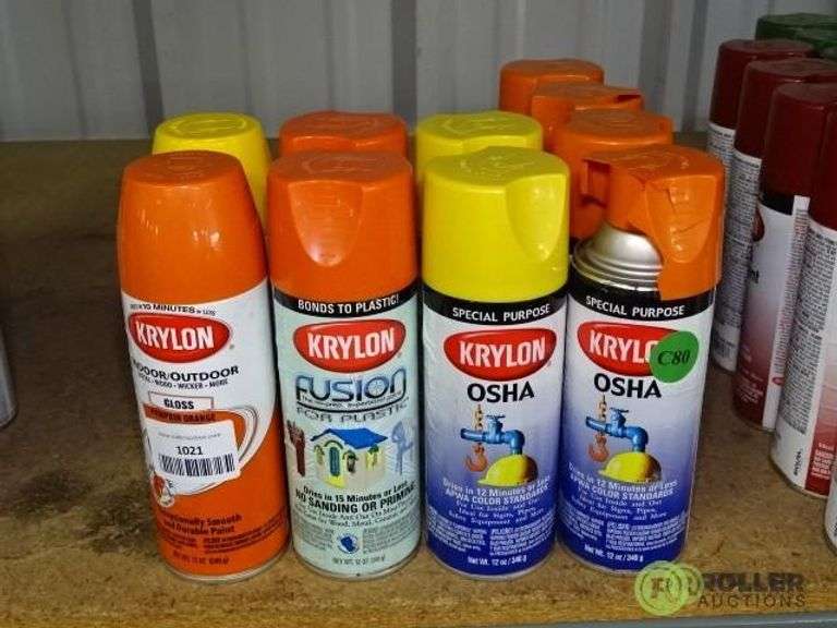 Assorted Krylon Spray Cans - Roller Auctions