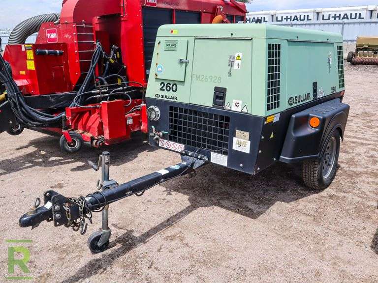 2011 Sullair 260DPQ Towable Air Compressor - Roller Auctions