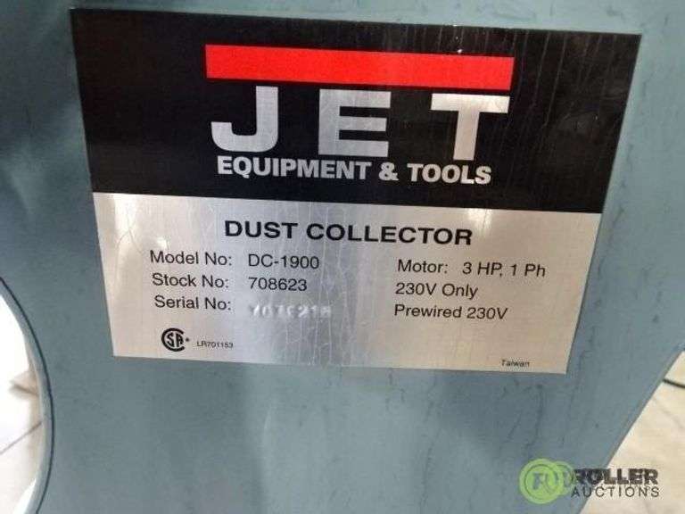 Jet DC-1900 3Hp Dust Collector - Roller Auctions