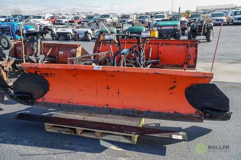 Curtis Sno-Pro 3000 90in Snow Plow With Mount, Lights, Wings and New ...