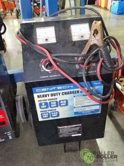 Cen-Tech Heavy Duty 6/12V, 2-Amp, 200-Amp Charger - Roller Auctions