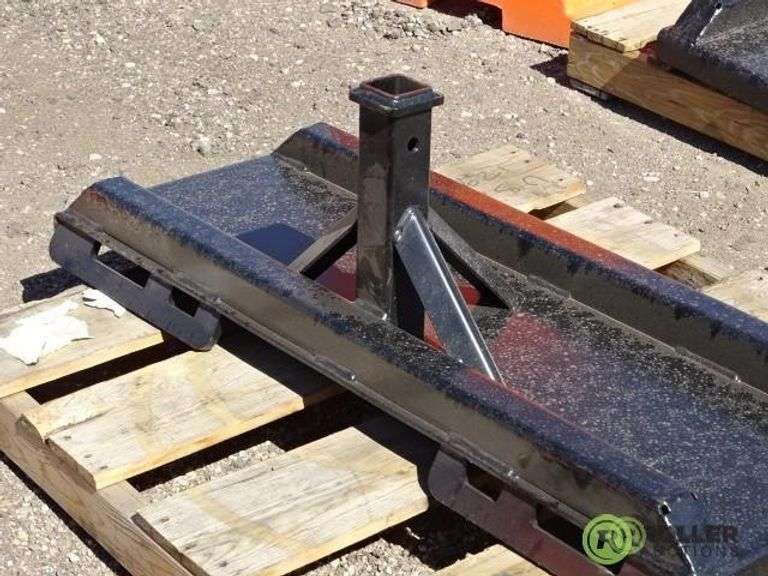 New Tomahawk Receiver Hitch Plate To Fit Skid Steer Loader - Roller ...