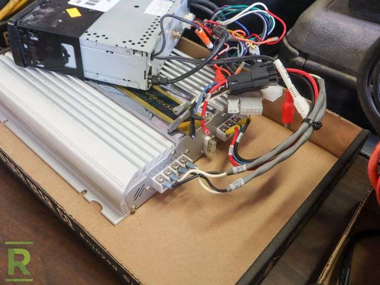 Panasonic Head Unit and Crossfire Amplifier - Roller Auctions