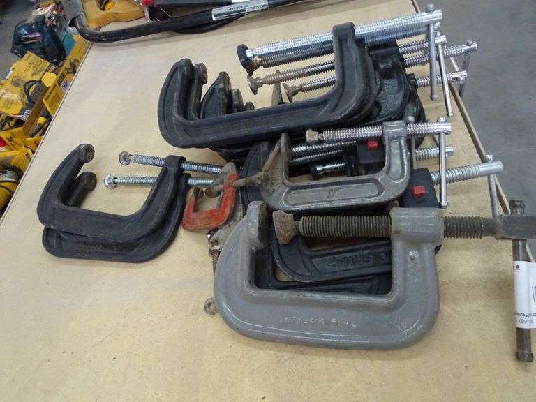 (14) Husky C-Clamps - Roller Auctions