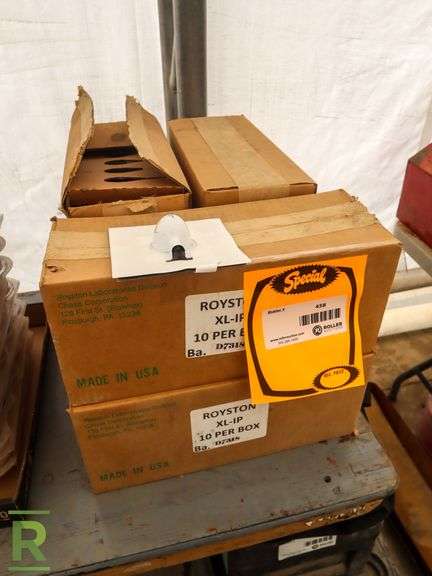(6) Boxes of Royston Cadwell Shots - Roller Auctions