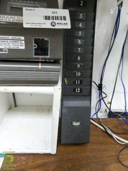 Acroprint 175 Digital Time Clock and Card Holder - Roller Auctions
