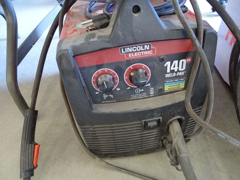 Lincoln Electric 140 Mig Welder, 115V - Roller Auctions