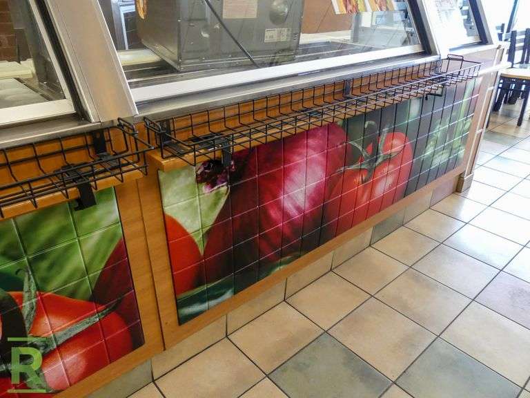 Duke Sandwich Prep Line With Lower Shelving, Sneeze Guards and Steam ...