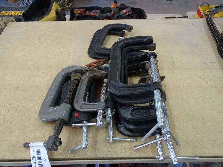(14) Husky C-Clamps - Roller Auctions