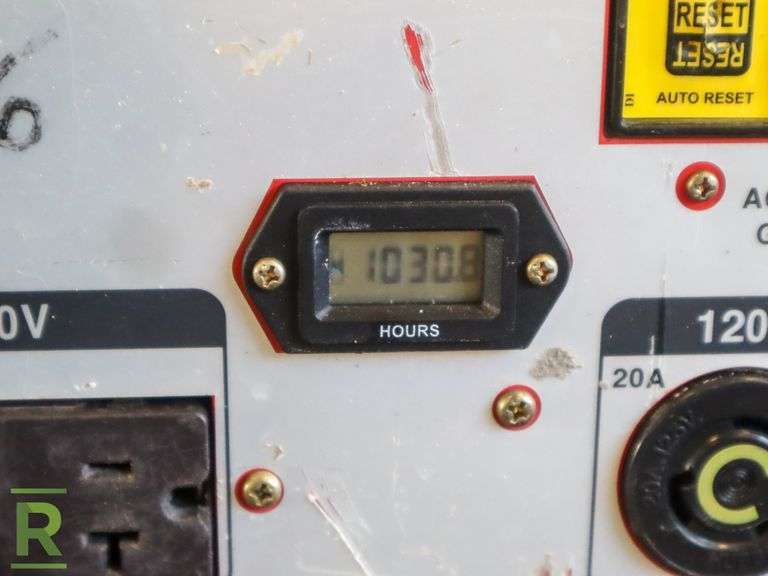 Multiquip GA-3.6HR Generator, 3600 Watt, On Casters, Honda GX240 Gas ...