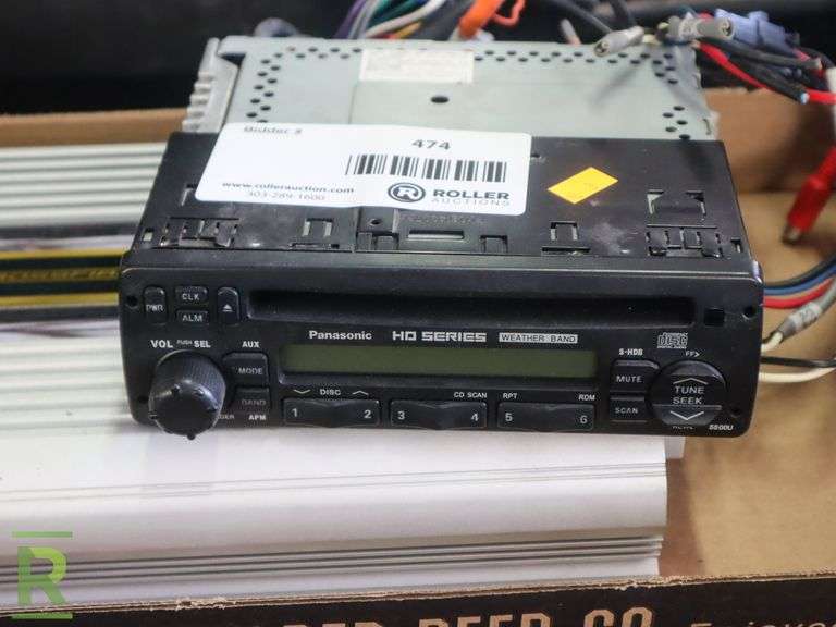 Panasonic Head Unit and Crossfire Amplifier - Roller Auctions