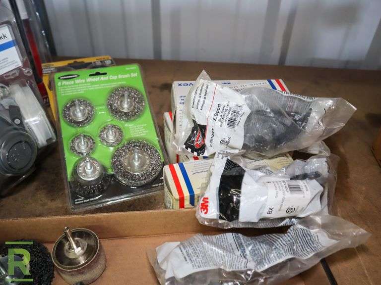 Tray With Dumore Electric Hand Grinder With 3M 6211 Respirator, Mothers ...