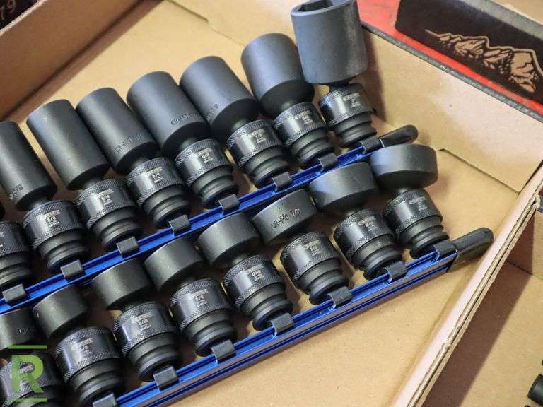 (2) New Expert Swivel Impact Socket Sets, SAE - Roller Auctions
