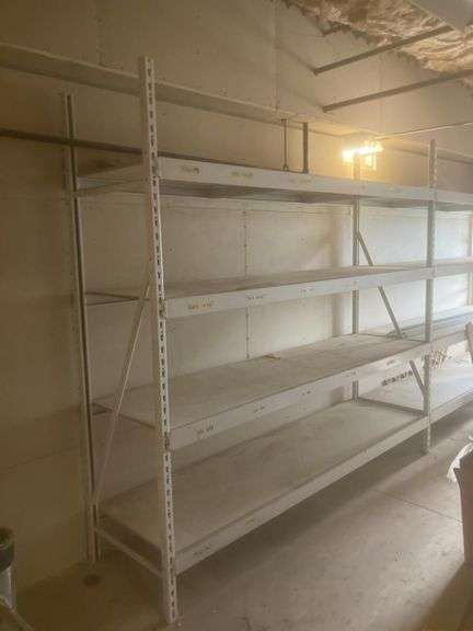 Lozier Hypermax Pallet Racking: (8) 2' x 8' Uprights, (30) 8' Beams and ...